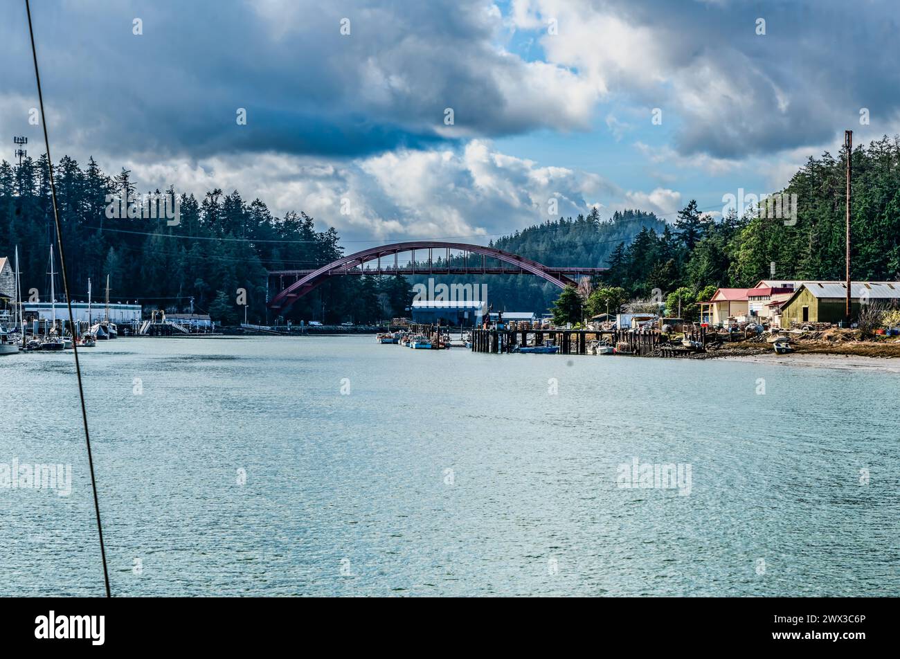 La conner and rainbow bridge hi-res stock photography and images - Alamy