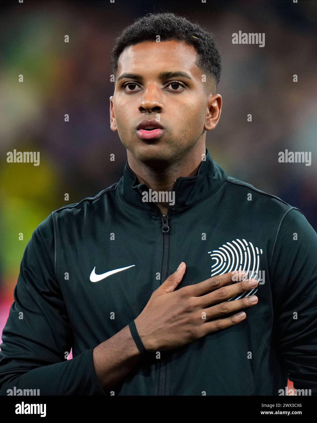Madrid, Spain. 26th Mar, 2024. Rodrygo Goes of Brazilduring the ...