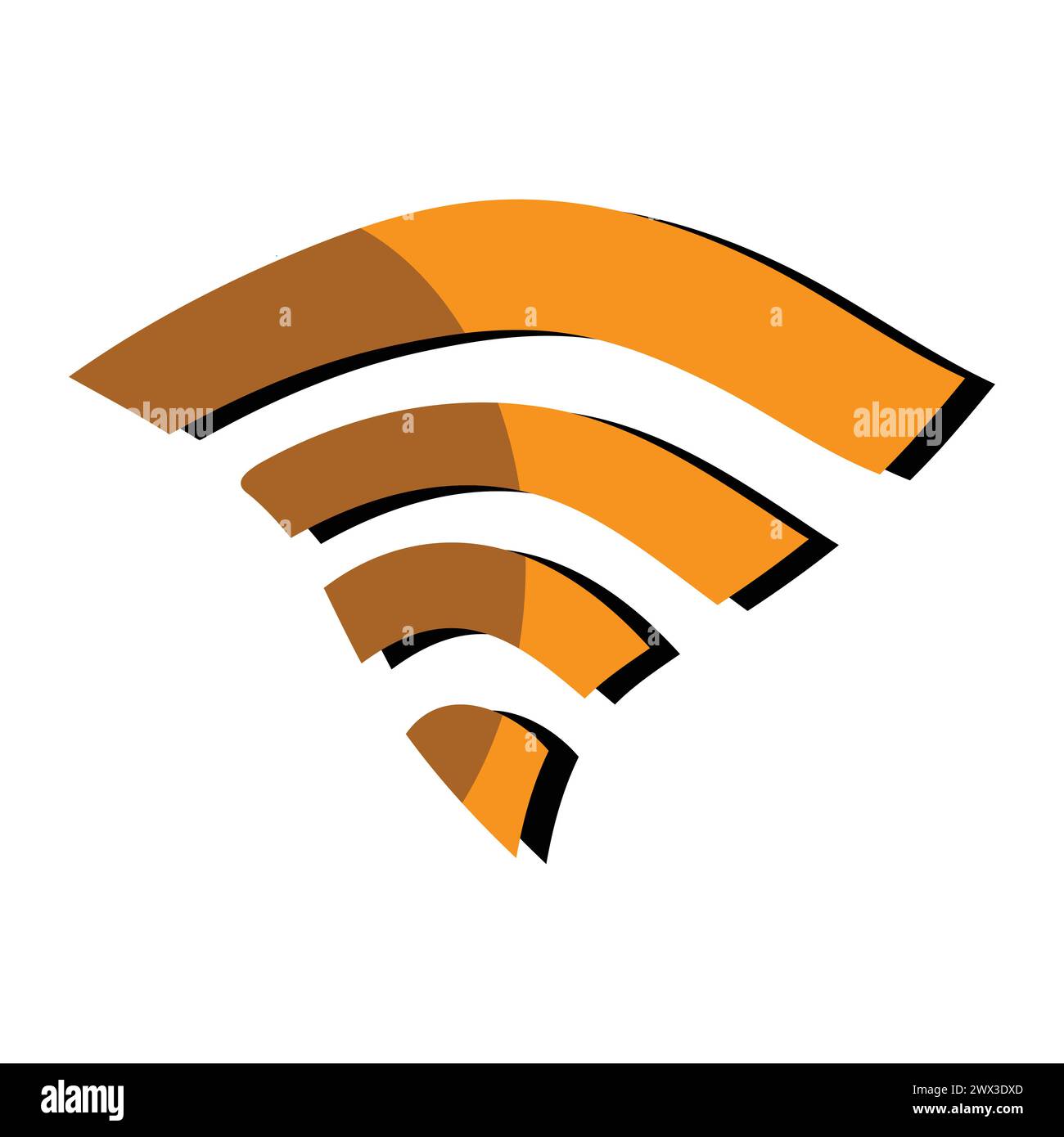 Wifi internet icon in comic style, Wifi router icon cartoon vector ...