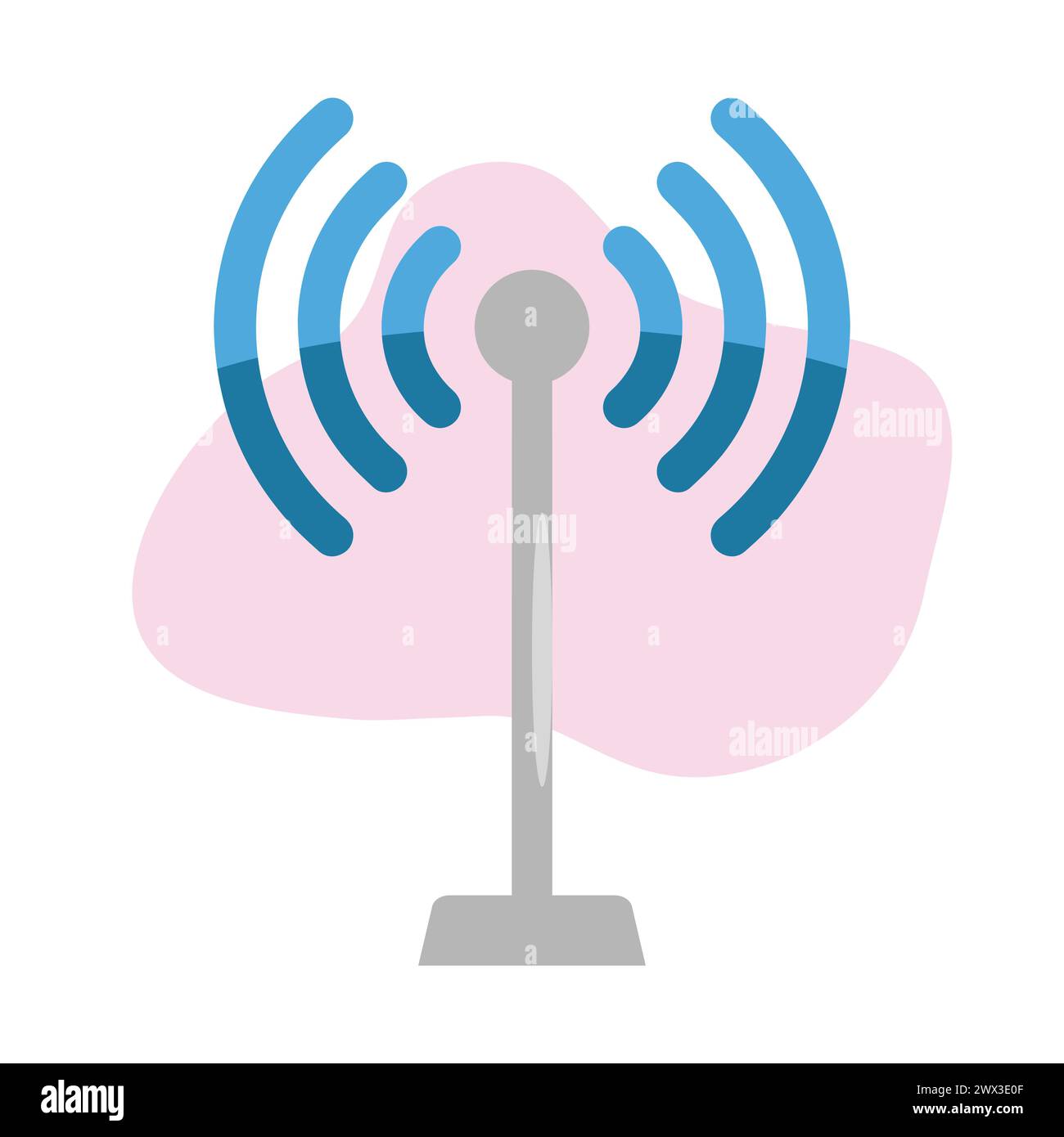 Wifi internet icon in comic style, Wifi router icon cartoon vector ...