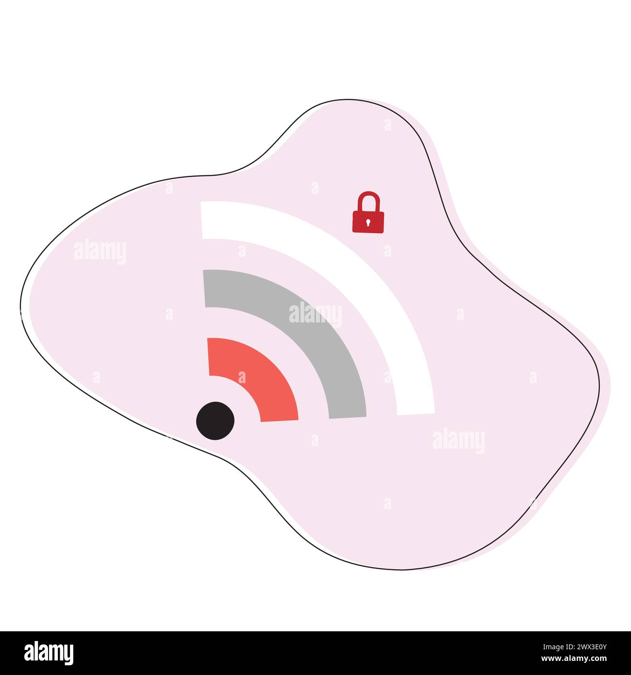 Wifi internet icon in comic style, Wifi router icon cartoon vector ...