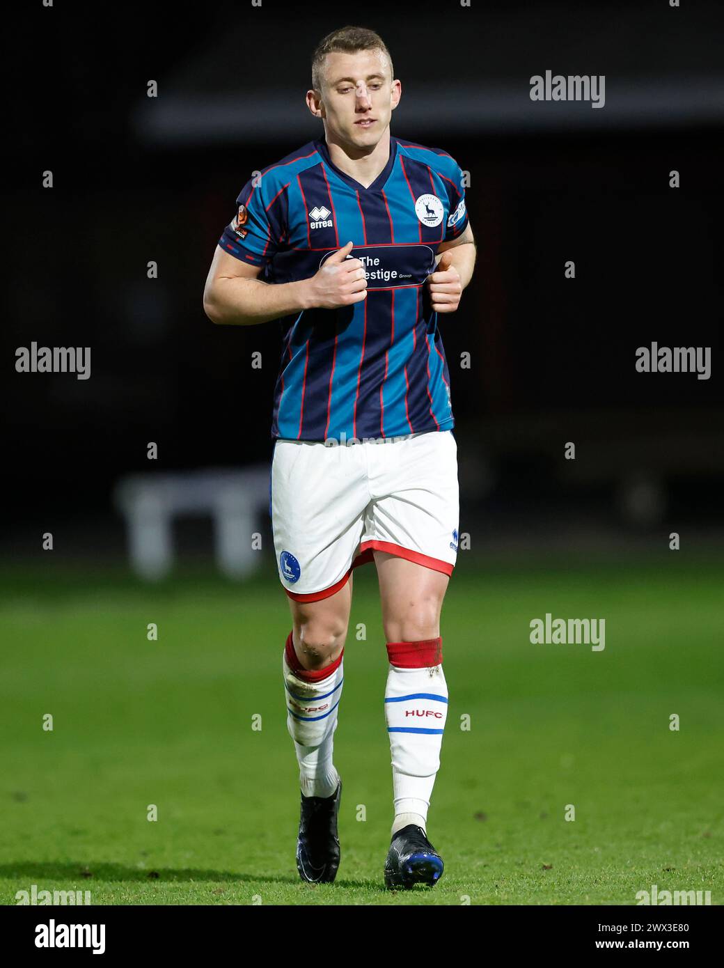 Gateshead, UK, 26th March 2024, David Ferguson of Hartlepool United ...