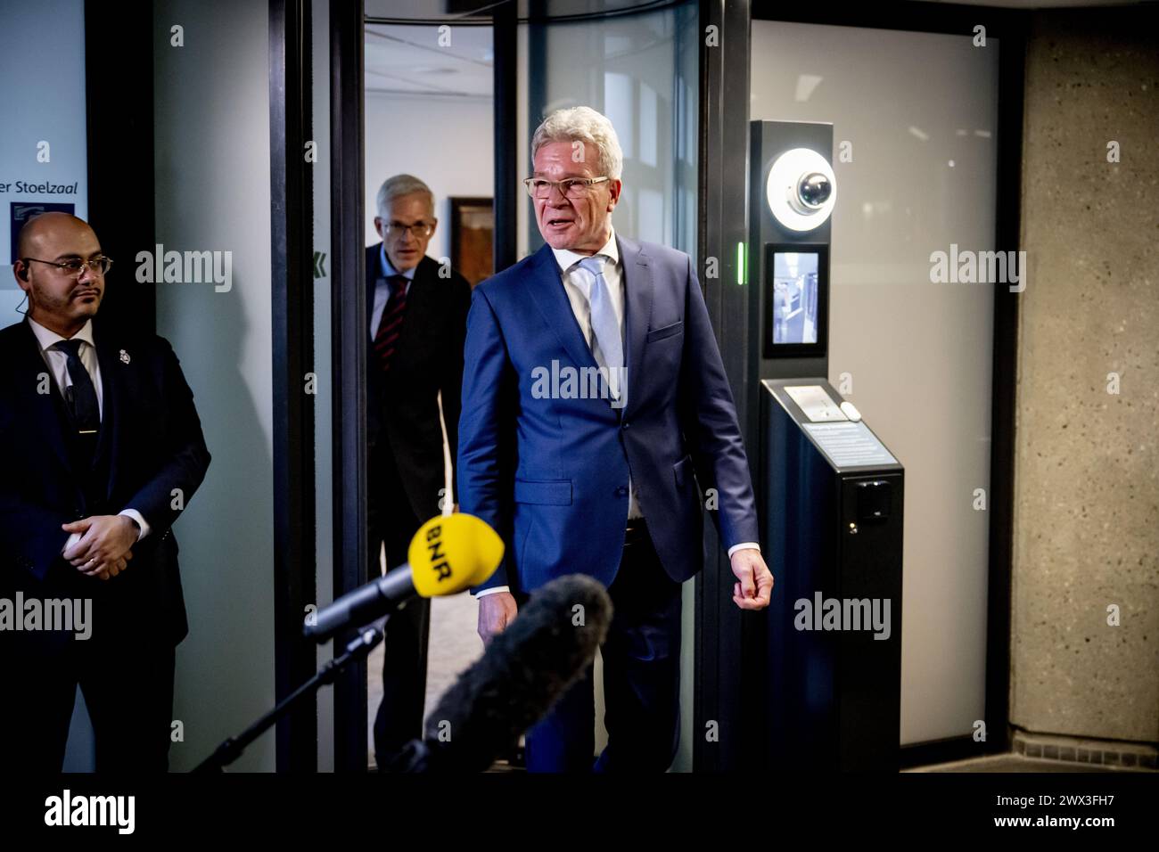THE HAGUE - Informants Elbert Dijkgraaf and Richard van Zwol after the ...
