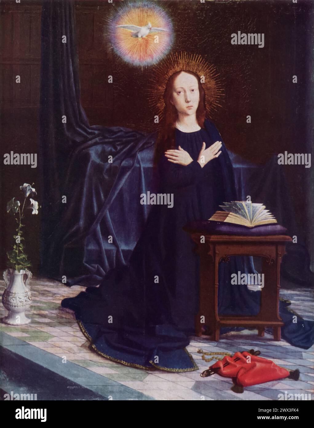 Gerard David's "The Annunciation" (early 1500s): This exquisite piece ...