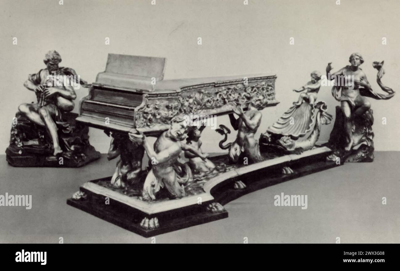 Seventeenth-century Italian harpsichord from Rome, distinguished by its ...