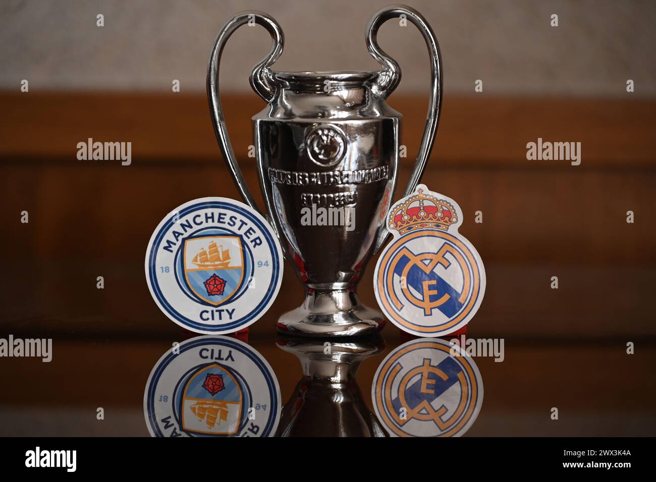 Real madrid manchester city logo hi-res stock photography and images ...