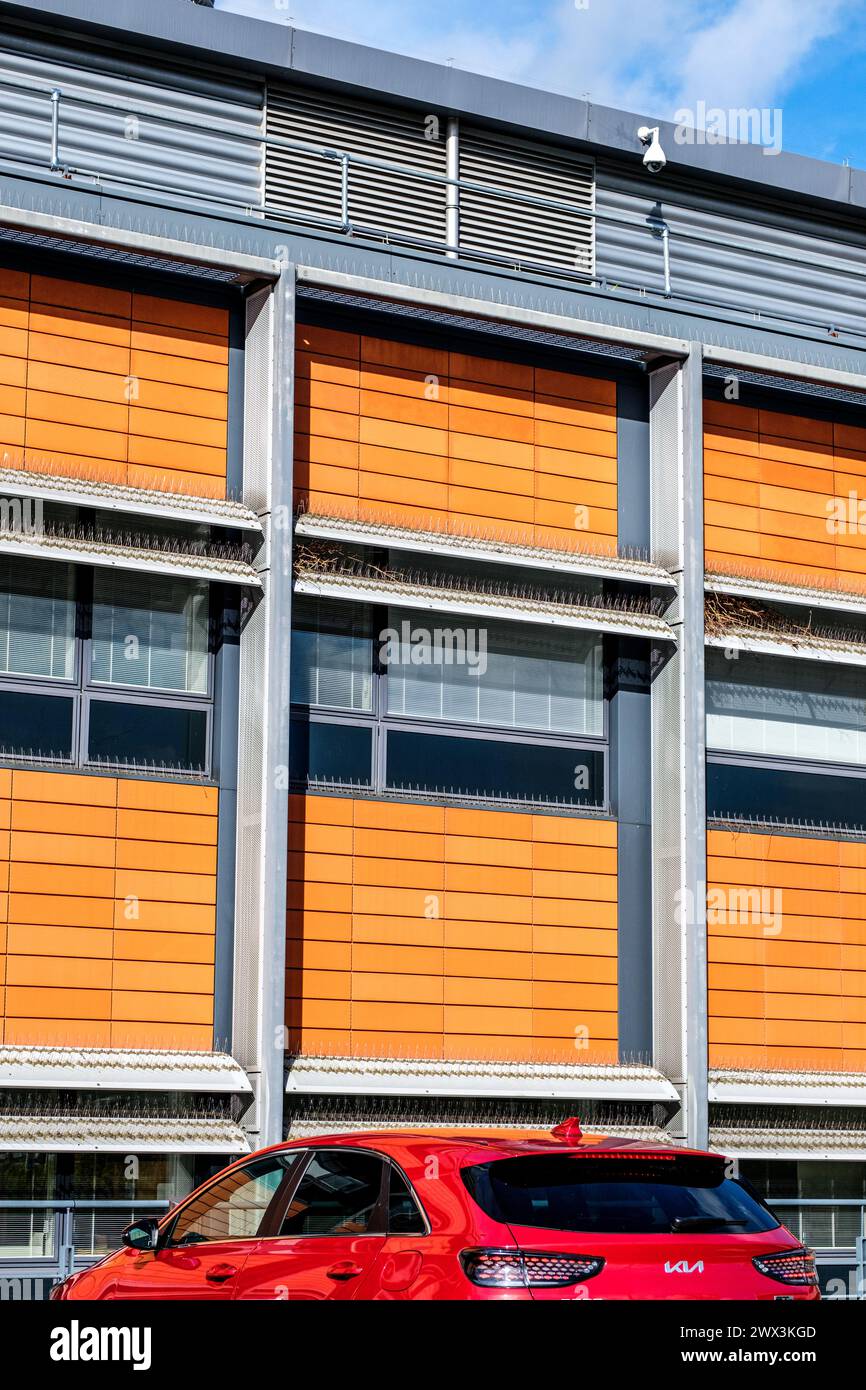 Sutton London, March 27 2024, Red Car Parked Outside Institute of ...