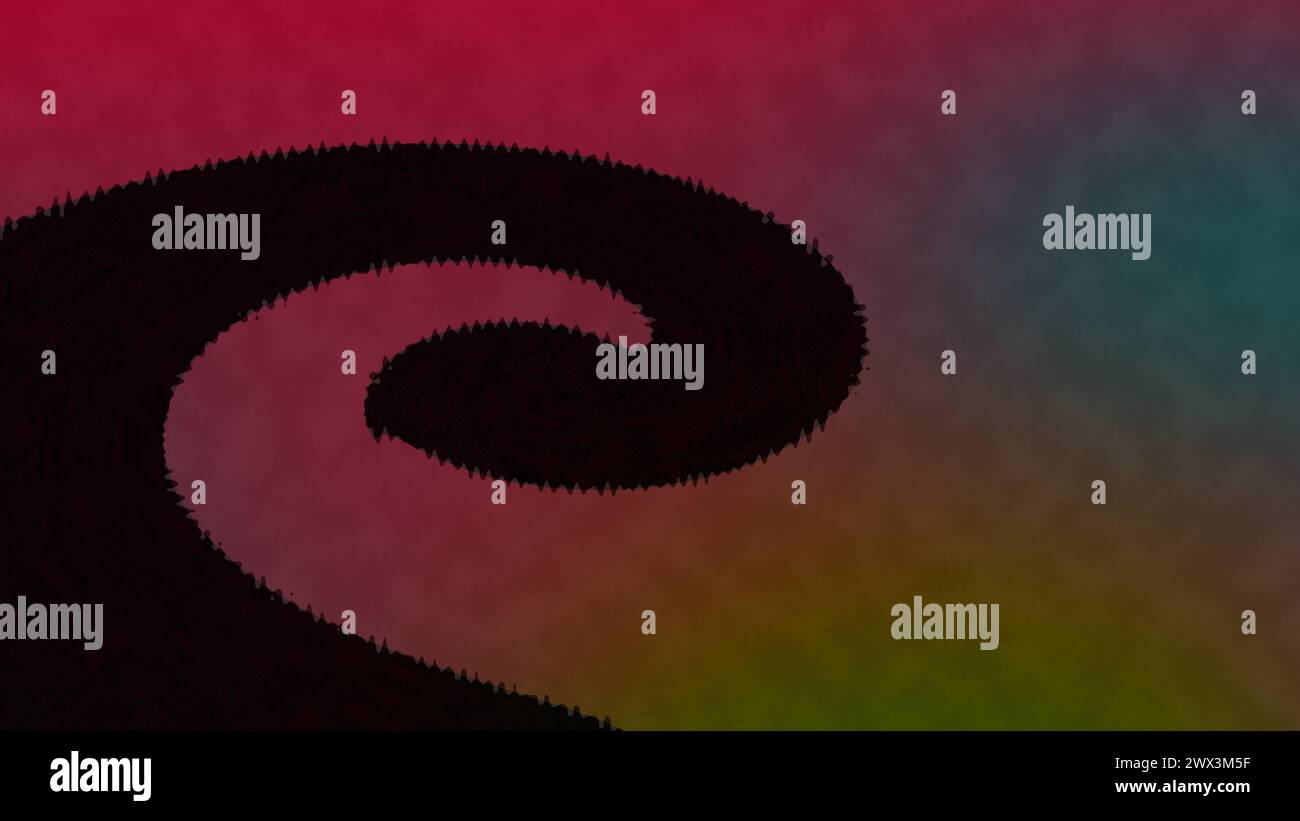 An abstract psychedelic swirl shape background image Stock Photo - Alamy