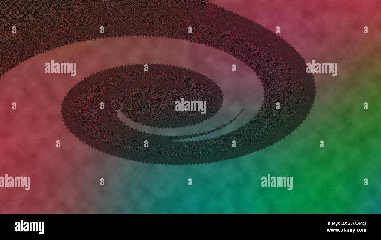 An abstract psychedelic swirl shape background image Stock Photo - Alamy