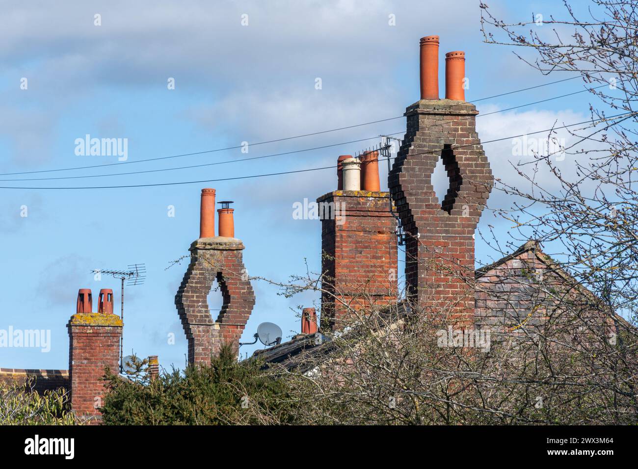 Chimney pots uk hi-res stock photography and images - Alamy
