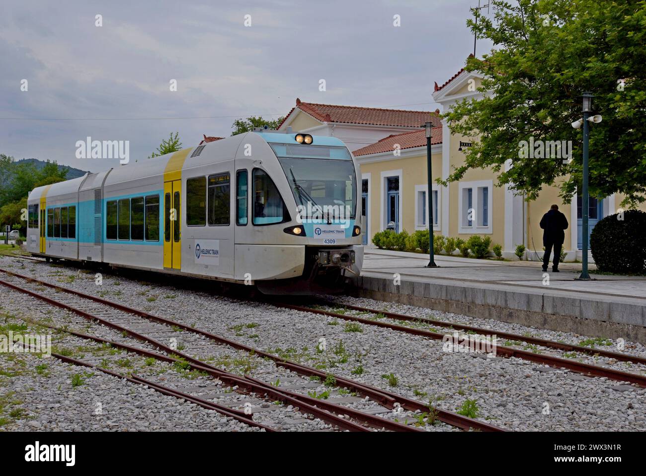 Stadler GTW diesel multiple unit train at the Railway Station of ...
