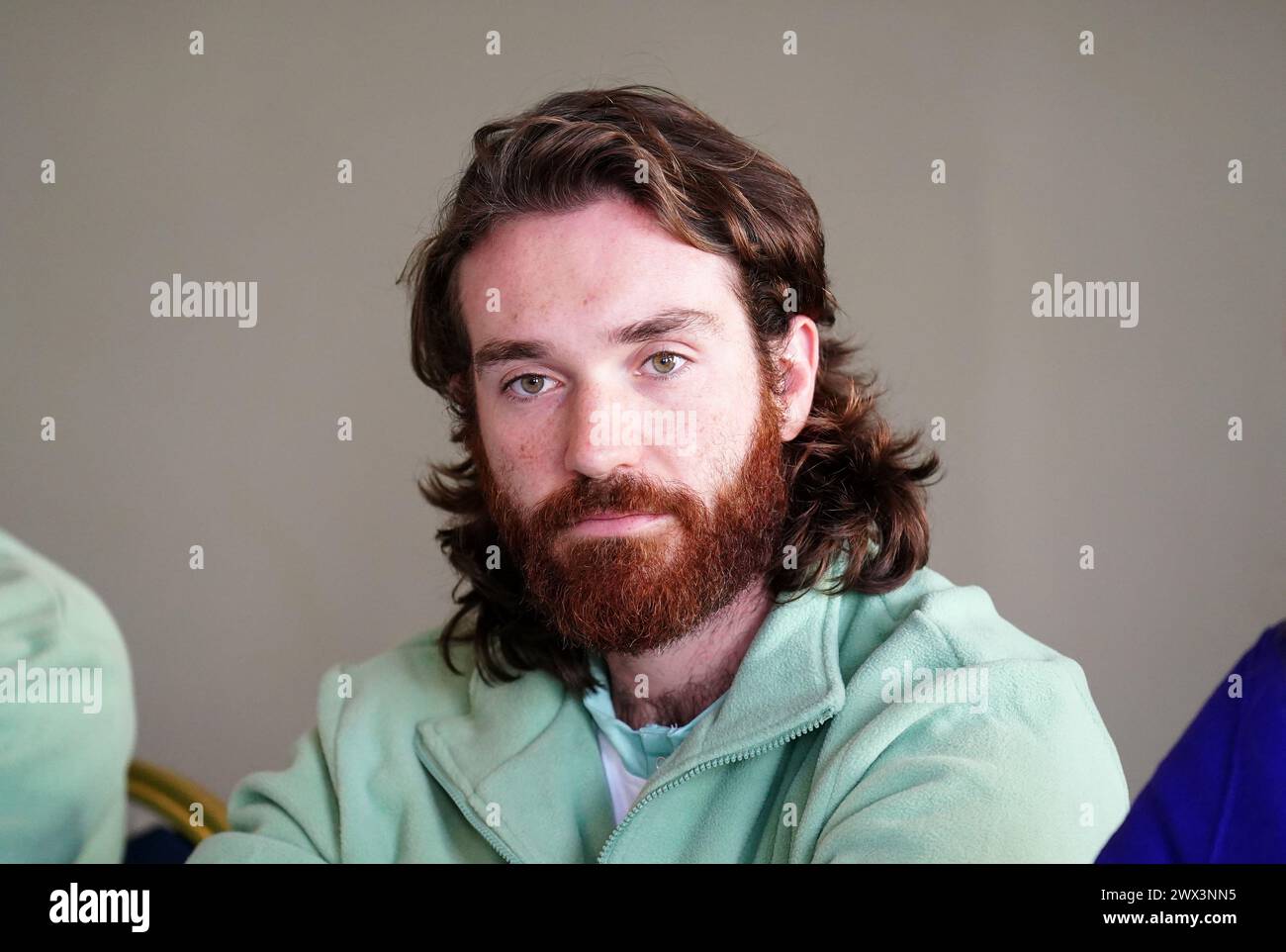 Cambridge captain Seb Benzecry during a press conference at the London ...