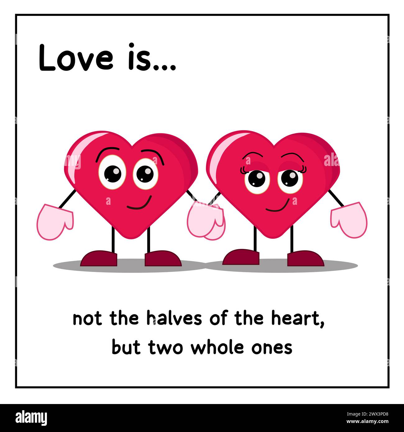 Cartoon hearts Cut Out Stock Images & Pictures - Alamy