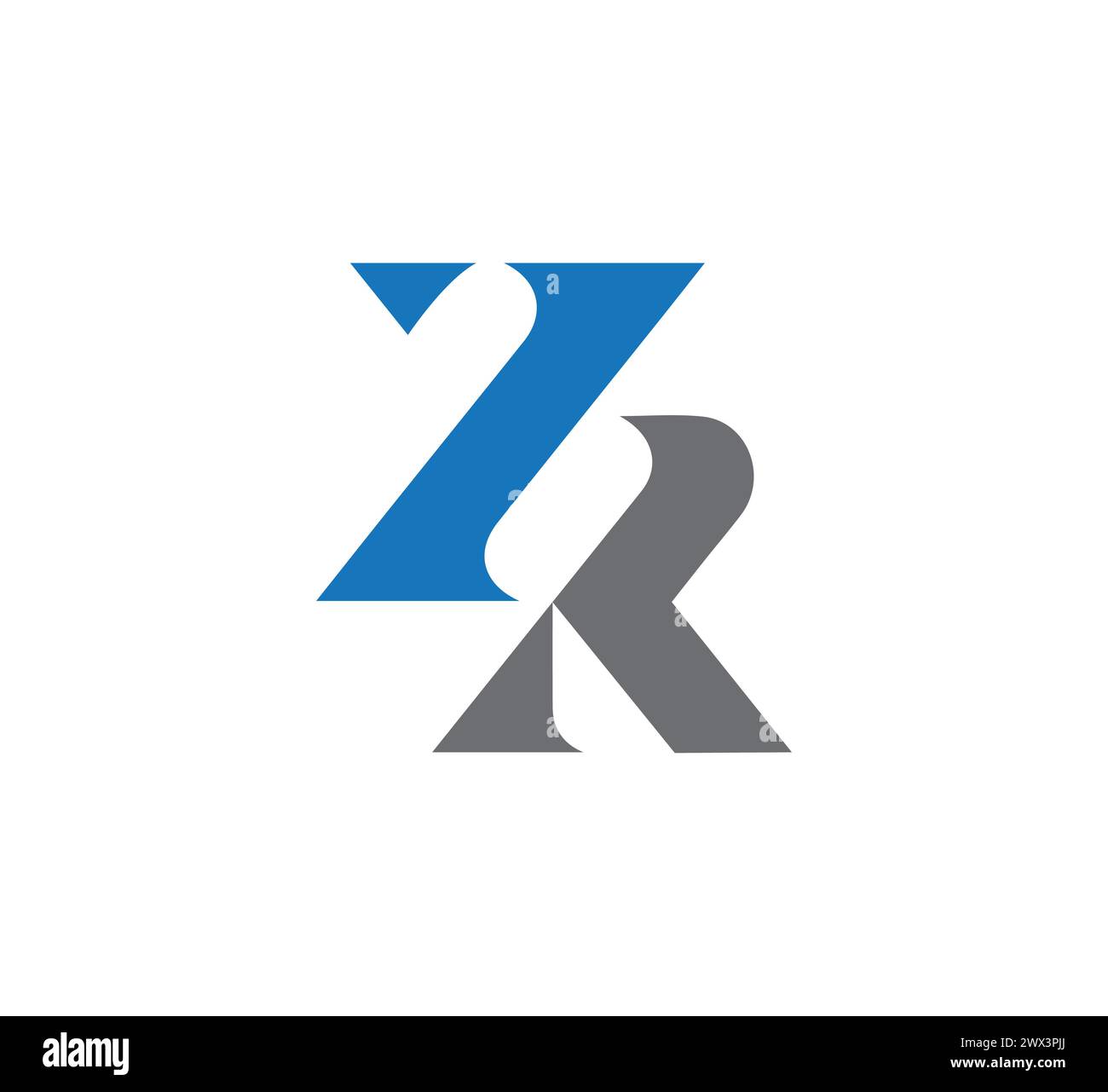 ZR letter logo design Stock Vector Image & Art - Alamy