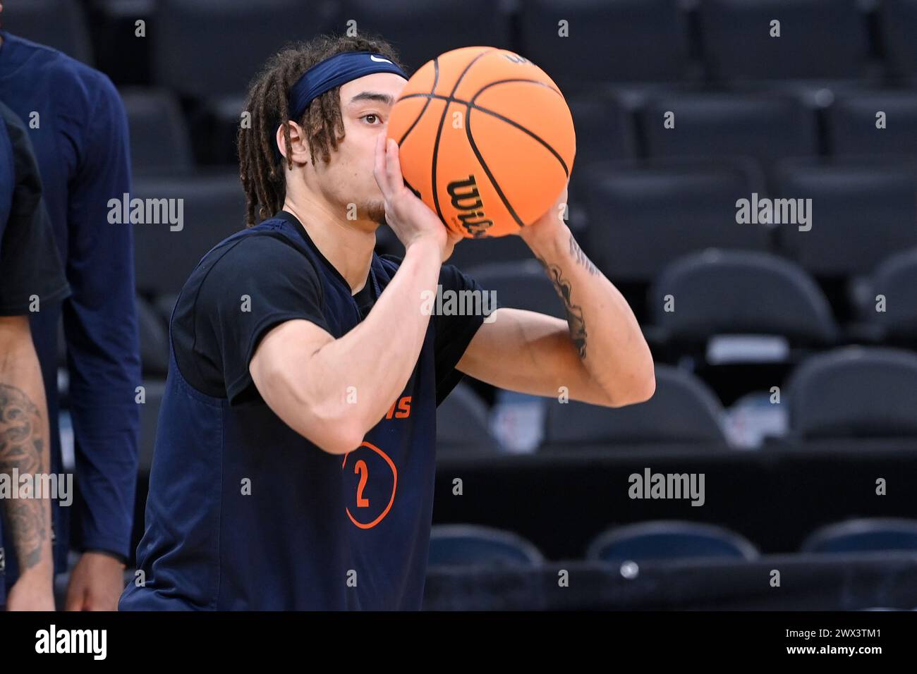 Boston, Mass. 27th Mar, 2024. Illinois Fighting Illini guard Dra Gibbs ...