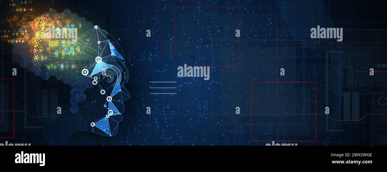 Abstract Artificial intelligence. Cloud computing. Machine learning ...