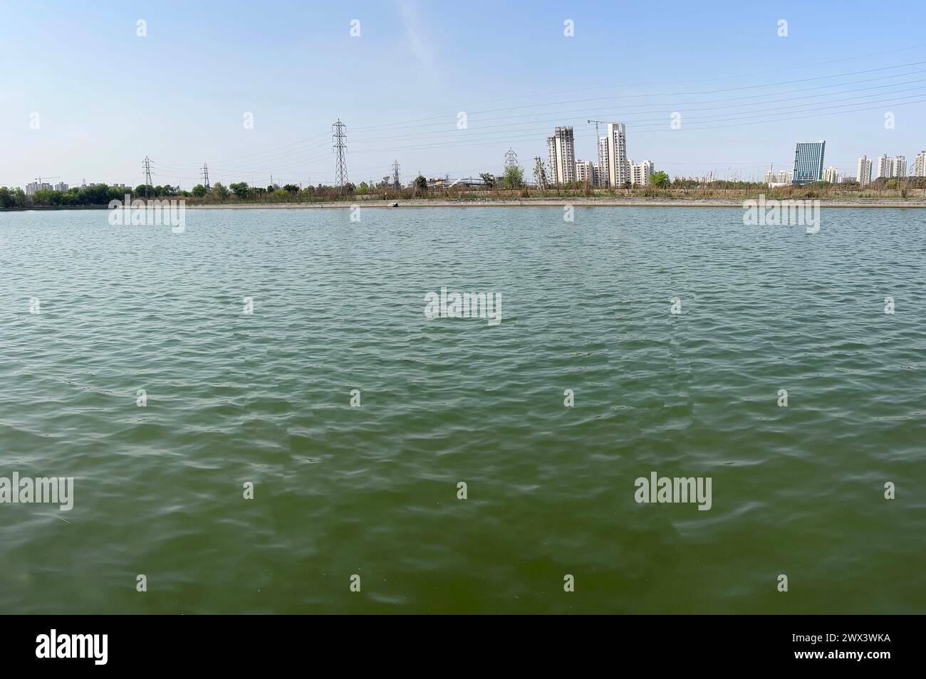 Gurugram, India. 20th Feb, 2034. GURUGRAM, INDIA - MARCH 27: Water Treatment Plant located at ...