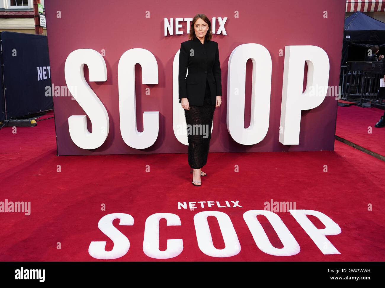 Scoop world premiere at curzon mayfair hi-res stock photography and ...