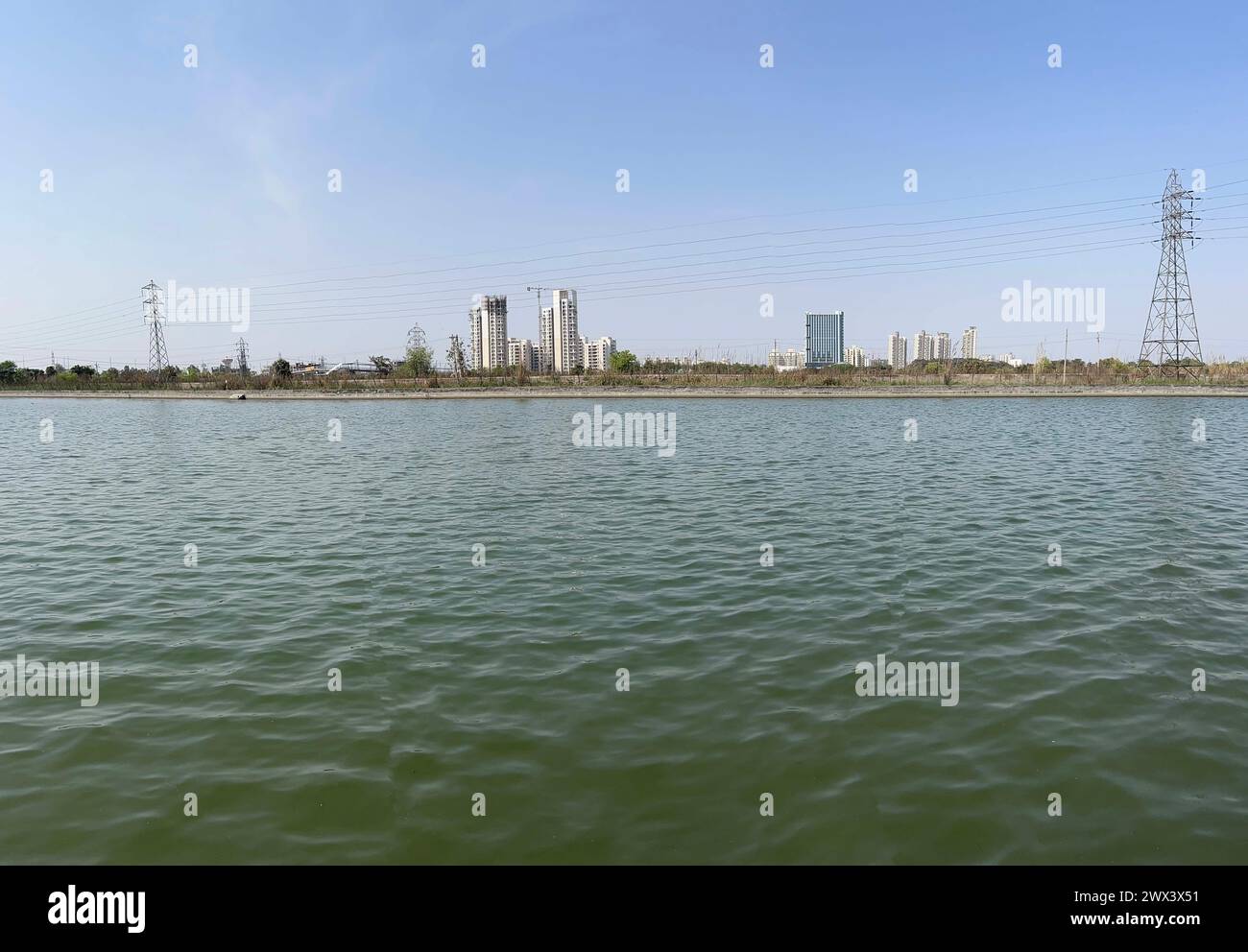 Gurugram, India. 20th Feb, 2034. GURUGRAM, INDIA - MARCH 27: Water Treatment Plant located at ...
