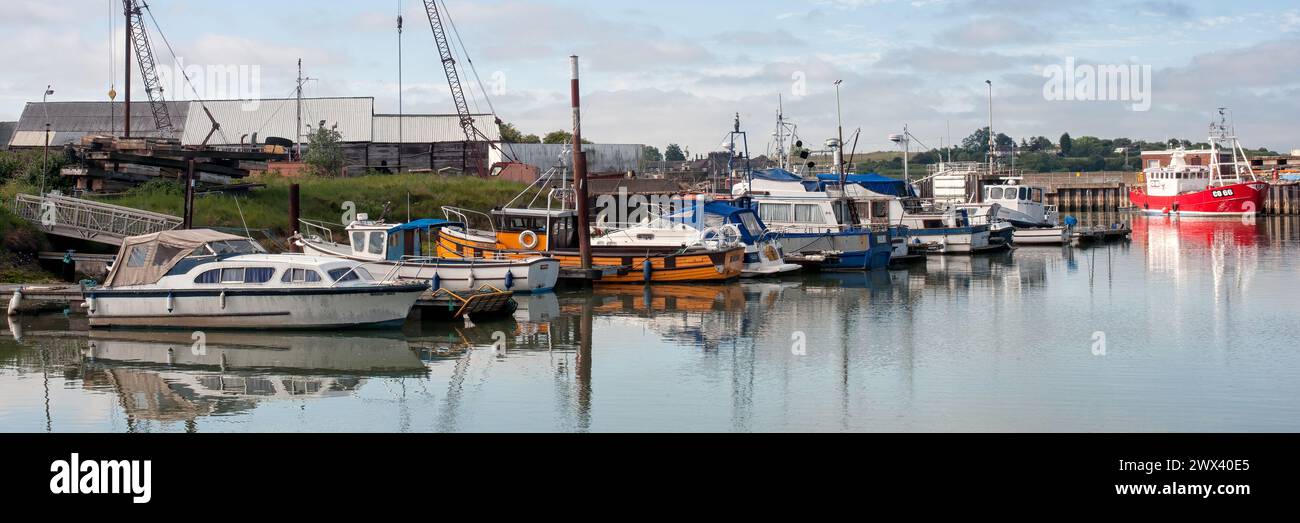 ISLE OF SHEPPEY, KENT, UK - JUNE 26, 2011: Panorama view of Qury and ...