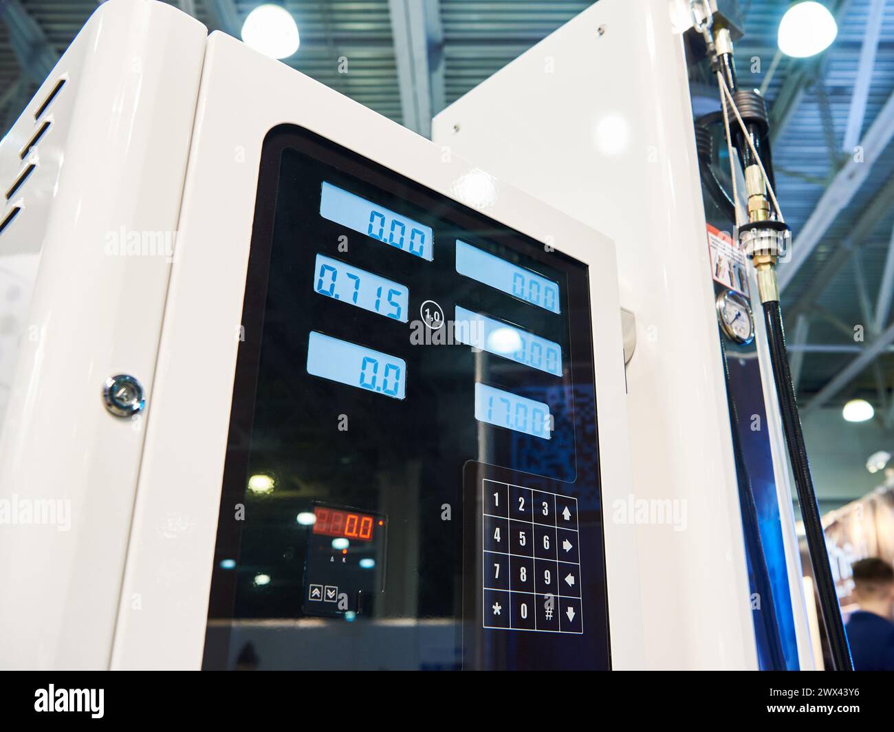 Modern gas filling station methane Stock Photo - Alamy