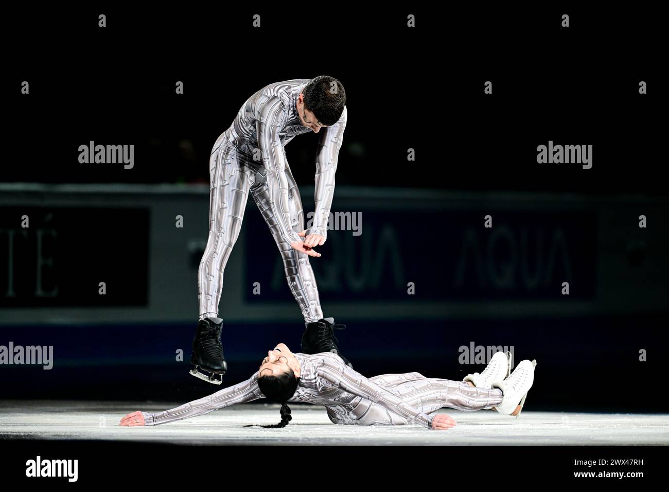 Charlene GUIGNARD & Marco FABBRI (ITA), during Exhibition Gala, at the ...
