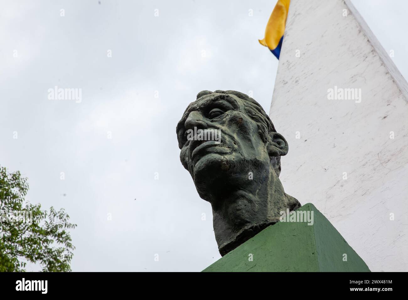 GUADUAS, COLOMBIA - JANUARY 12, 2024: Monument to the Comuneros ...