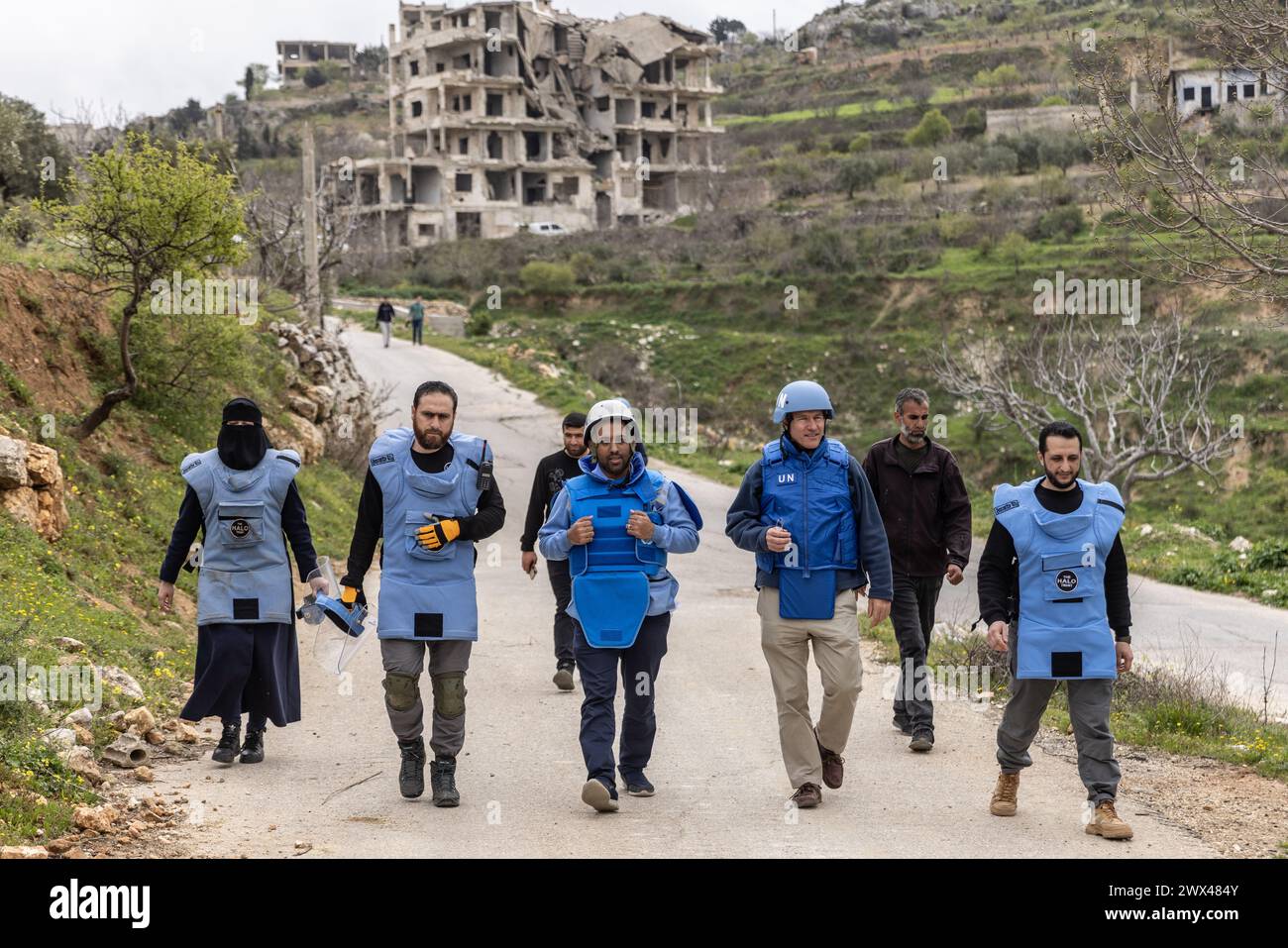 Ariha, Syria. 27th Mar, 2024. United Nations Deputy Humanitarian ...