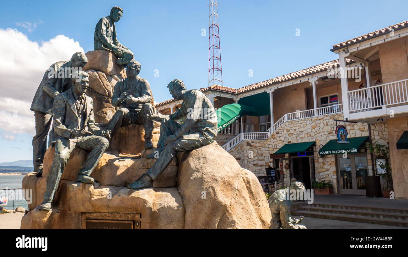Steinbeck statue hi-res stock photography and images - Alamy