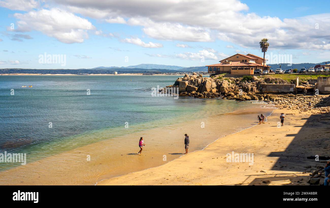 Bay water pacific coast macabee beach beaches hi-res stock photography ...