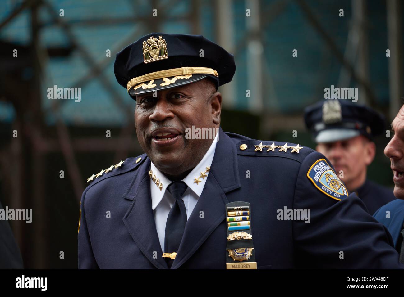 Brooklyn, New York, USA. 26th Mar, 2024. NYPD Chief Jeffrey Maddrey ...