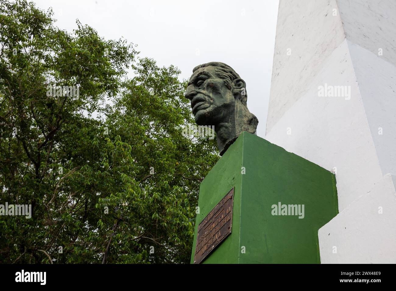 GUADUAS, COLOMBIA - JANUARY 12, 2024: Monument to the Comuneros ...