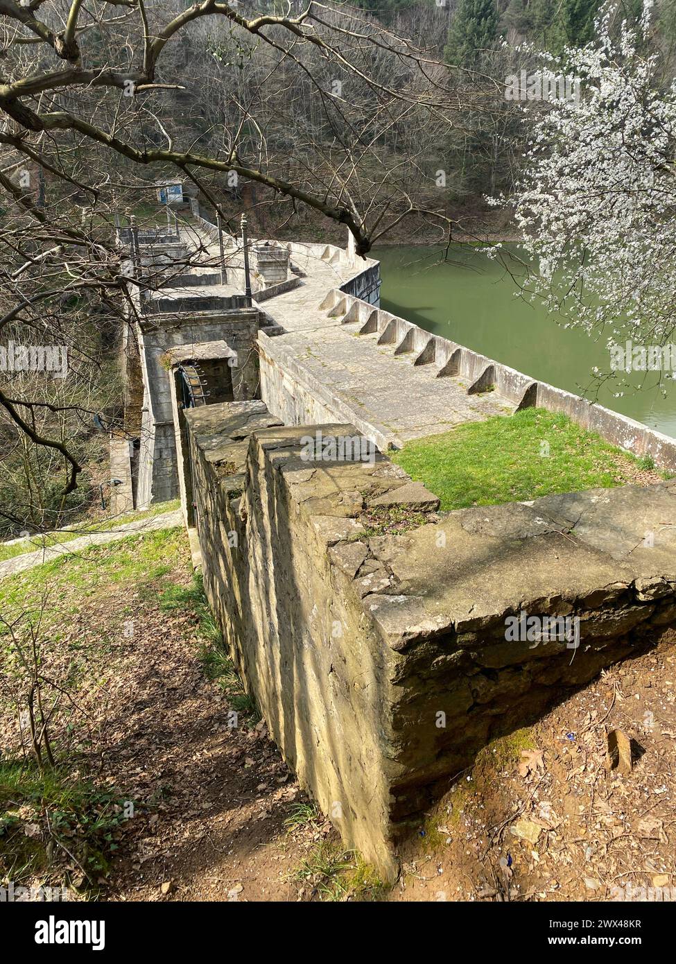 Topuzlu Dam, located in Istanbul, Turkey, was built by the Ottomans ...