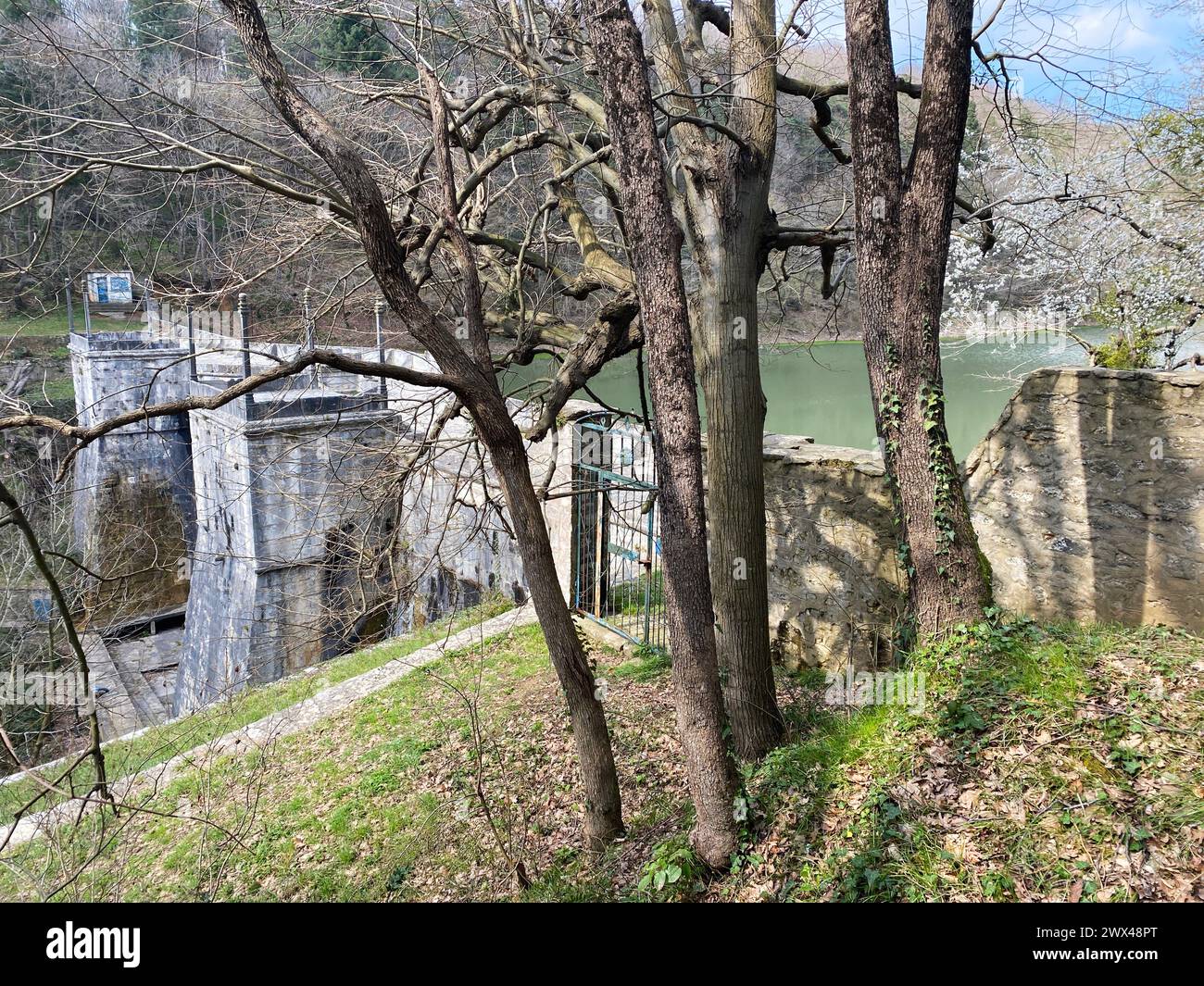 Topuzlu Dam, located in Istanbul, Turkey, was built by the Ottomans ...