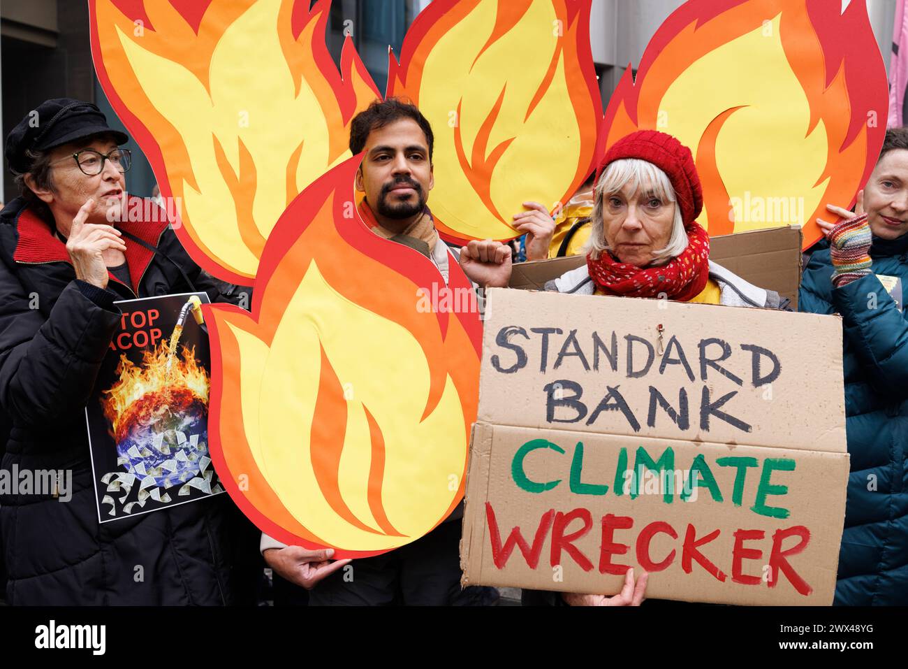 2023-10-17 Standard Bank, City of London UK. Stop the East Africa Crude ...