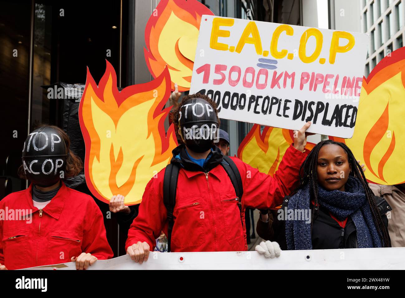 2023-10-17 Standard Bank, City of London UK. Stop the East Africa Crude ...