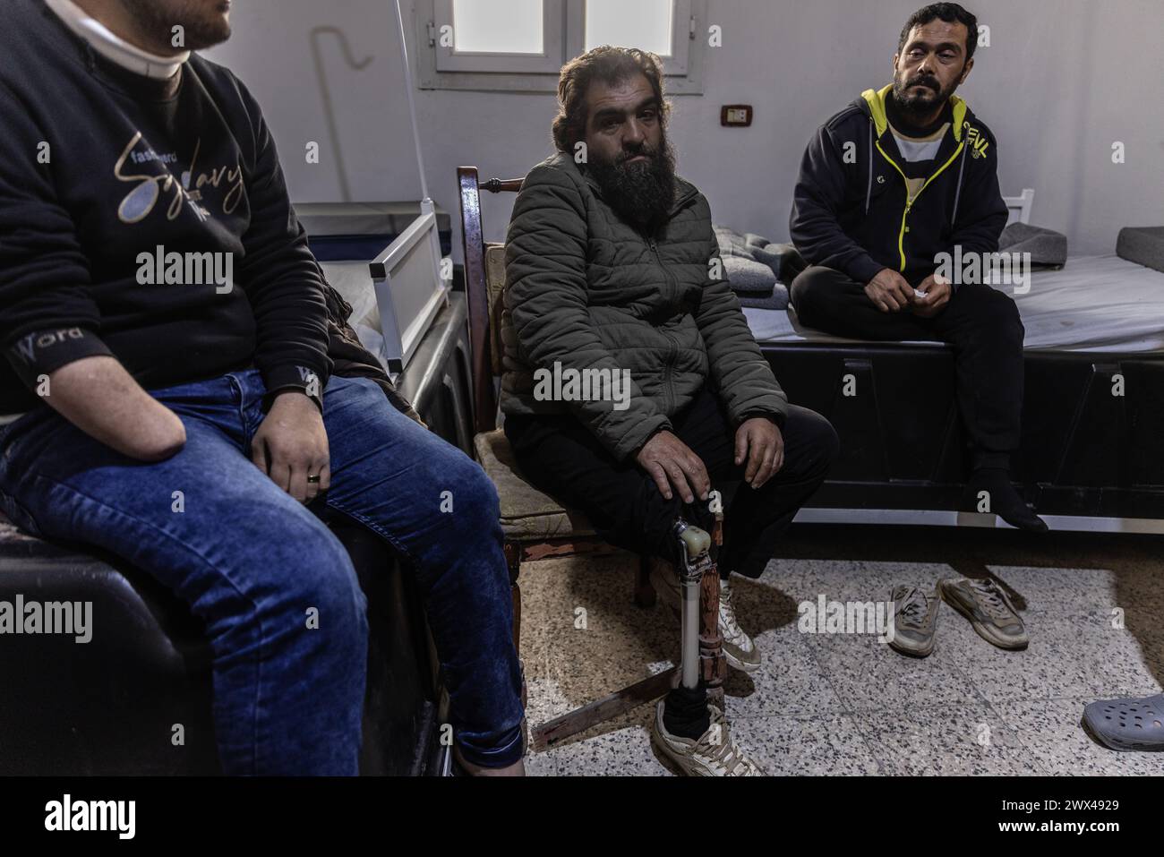 Ariha, Syria. 27th Mar, 2024. Members of the United Nations ...