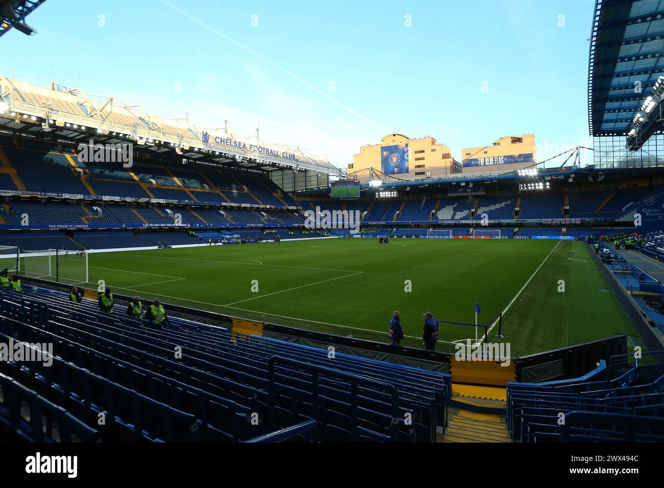 Stamford bridge stadium stand hi-res stock photography and images - Alamy