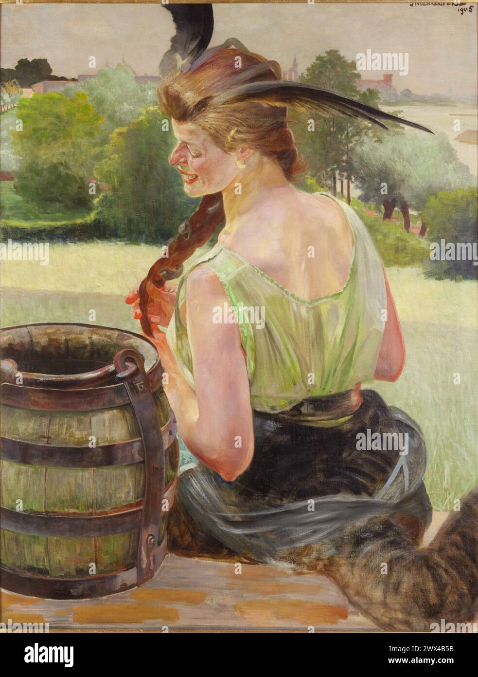 Jacek Malczewski, Poisoned Well with Chimera, 1905 Jacek Malczewski ...