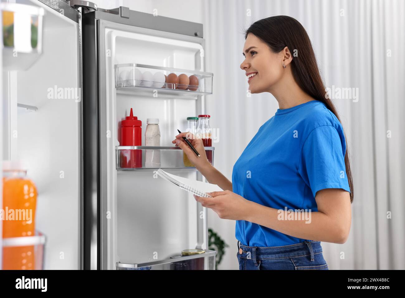 Refrigerator food list hi-res stock photography and images - Alamy