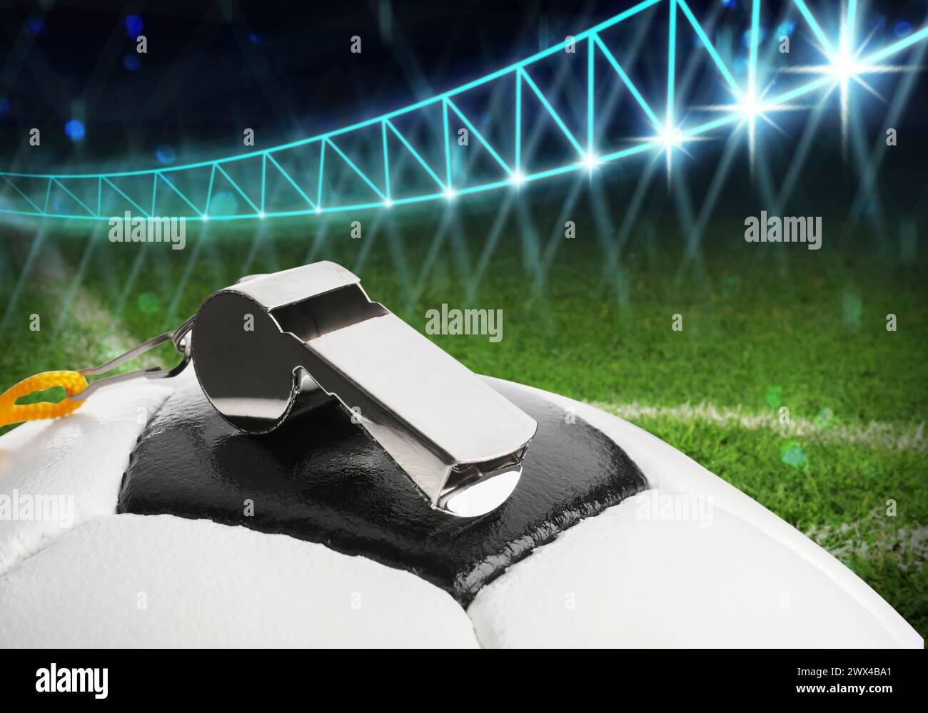 Soccer field under the lights hi-res stock photography and images - Alamy