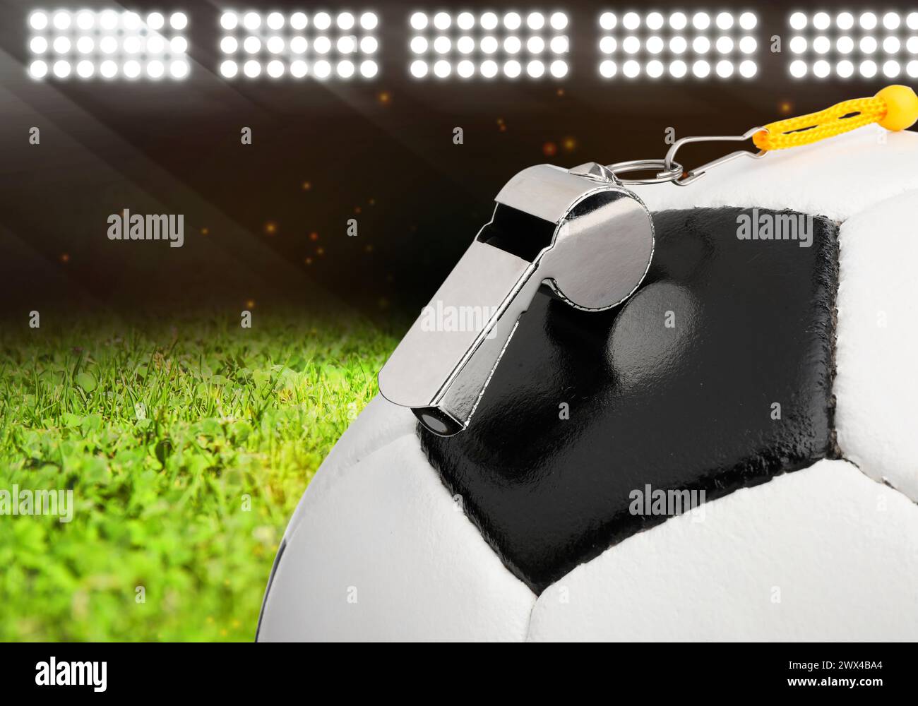 Soccer field under the lights hi-res stock photography and images - Alamy