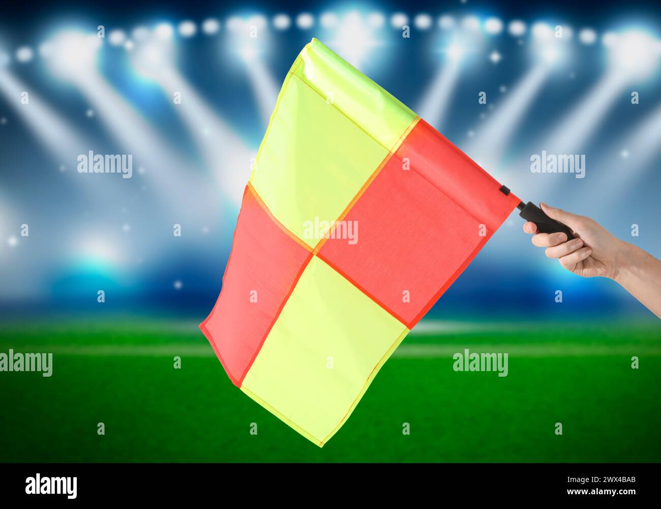 Linesman flag hi-res stock photography and images - Alamy