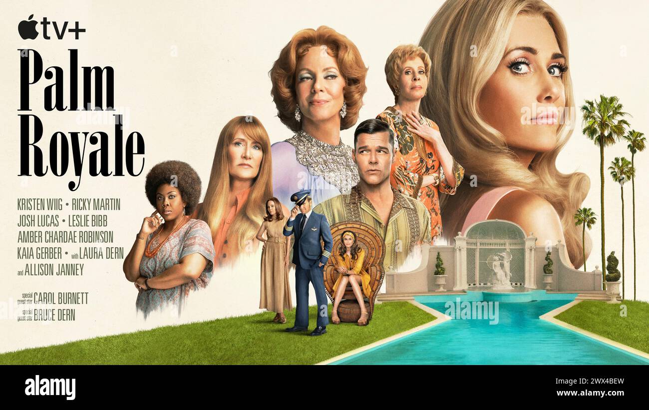 Palm Royale poster Stock Photo - Alamy