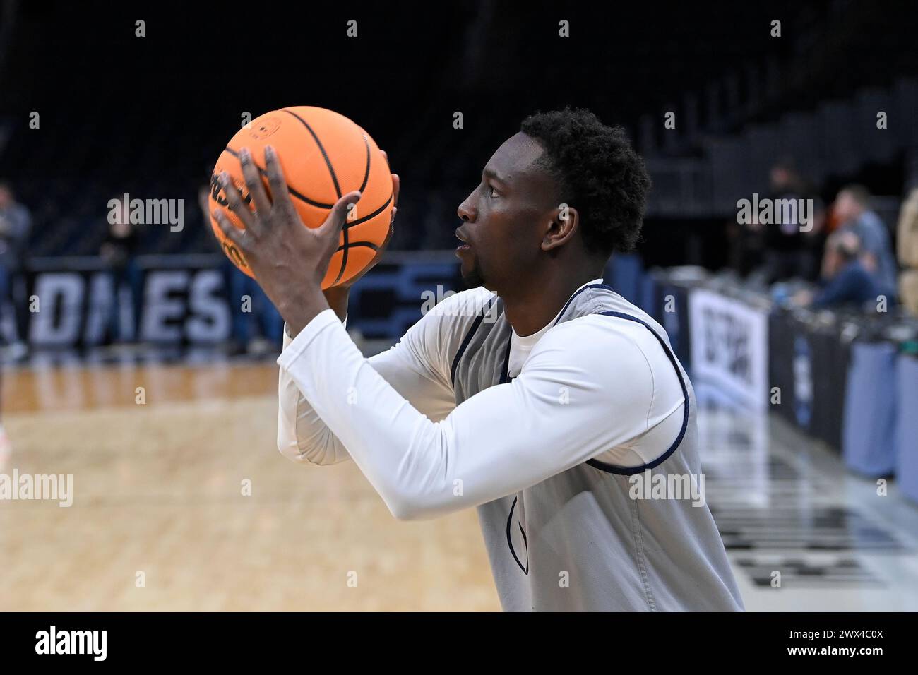 Boston, Mass. 27th Mar, 2024. Connecticut Huskies guard Hassan Diarra ...