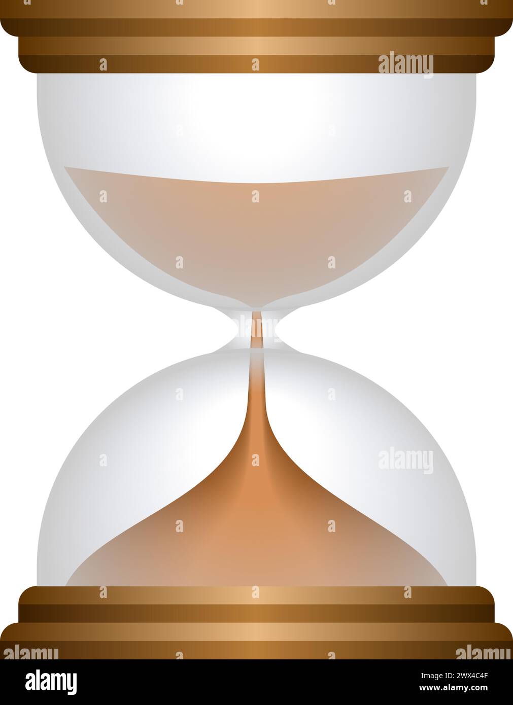 Hourglass symbol icon Stock Vector Images - Alamy