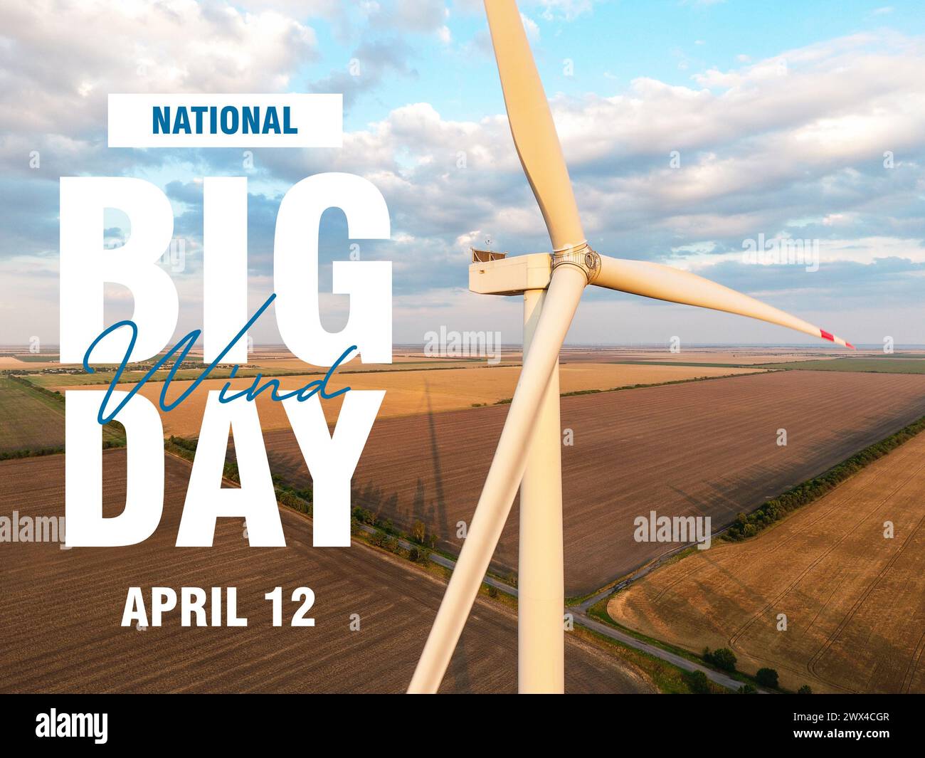 Poster for National Big Wind Day Stock Photo - Alamy