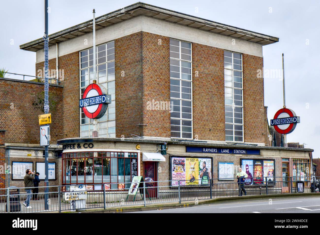 Rayners Lane Underground Station, Alexandra Avenue, Borough of Harrow ...