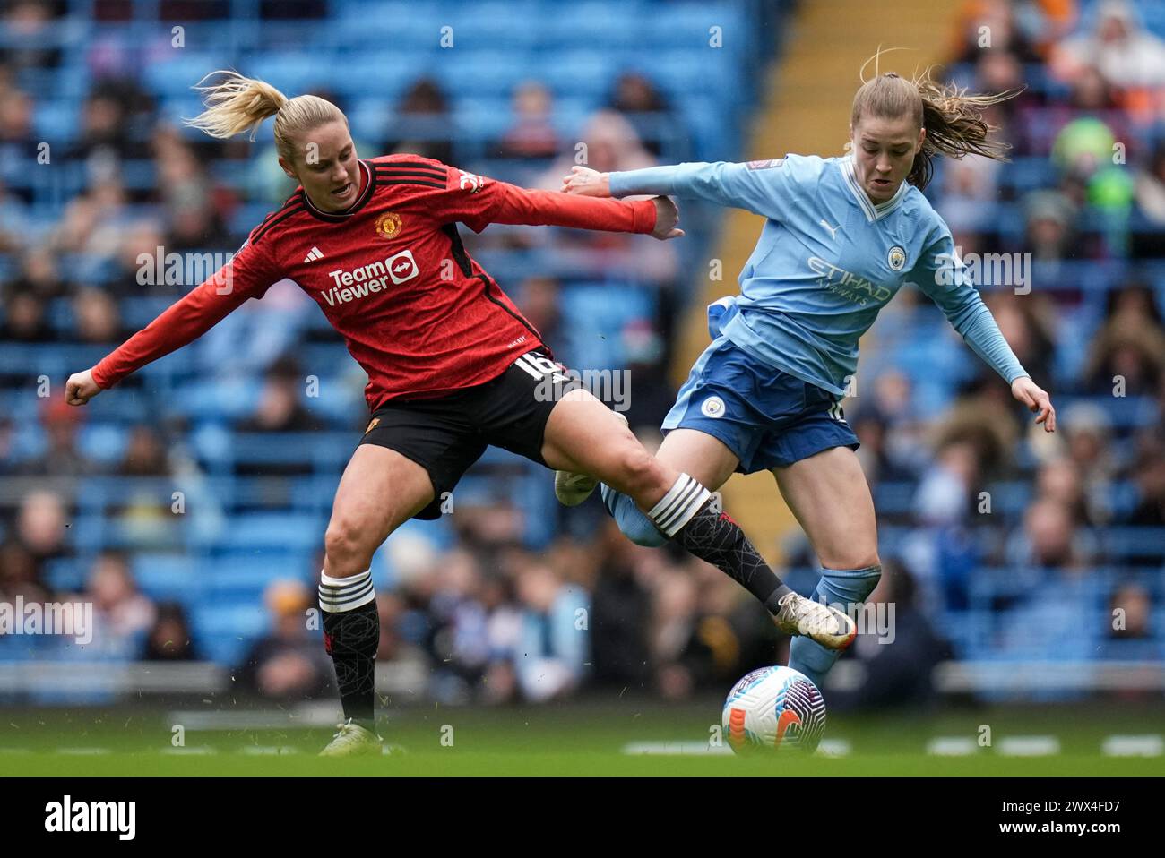 Manchester City Women v Manchester United Women.Women’s Super League ...