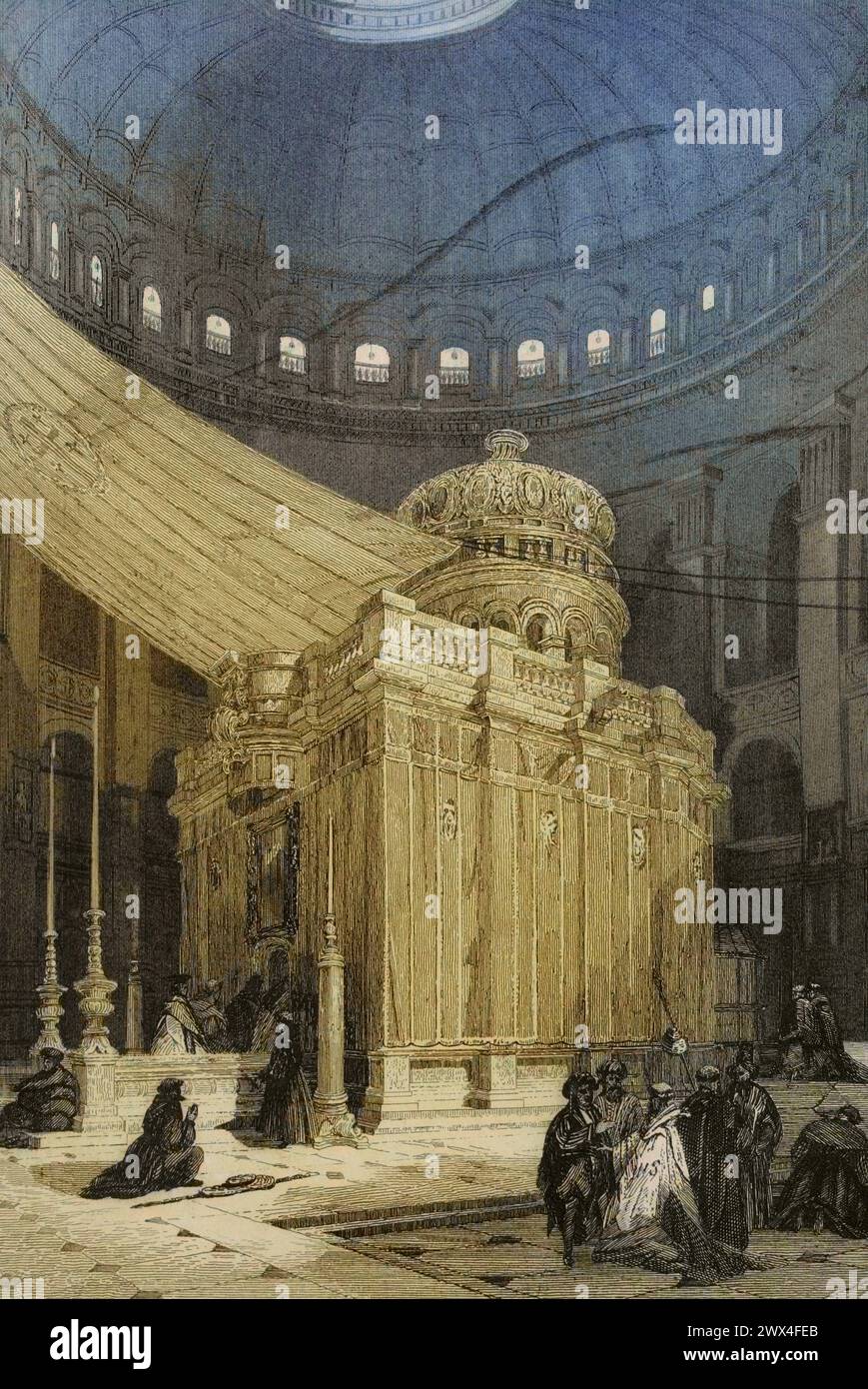 Jerusalem. Tomb of Jesus Christ. Church of the Holy Sepulchre ...